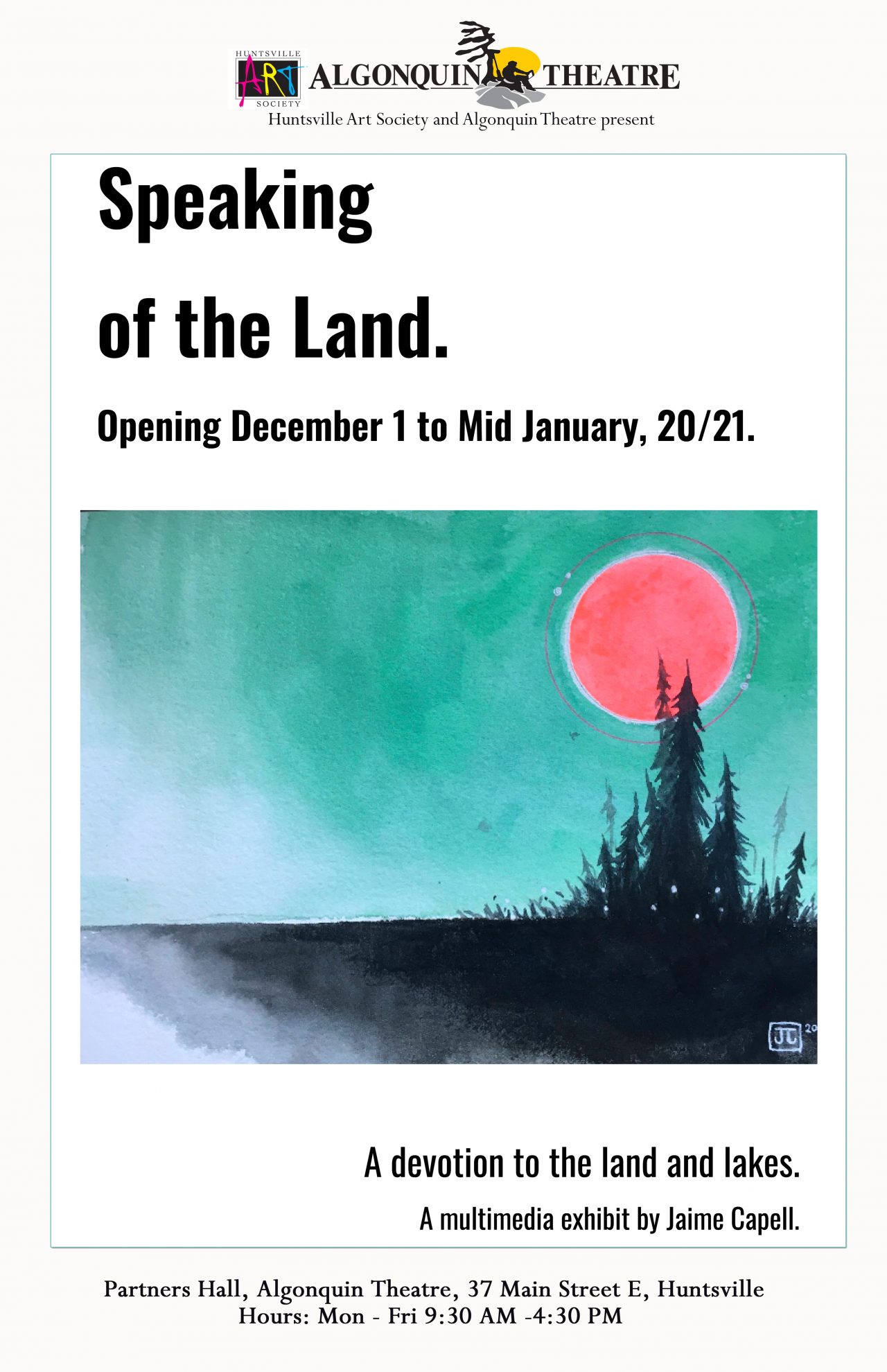 Speaking of the Land – Jaime Capell | Huntsville Art Society
